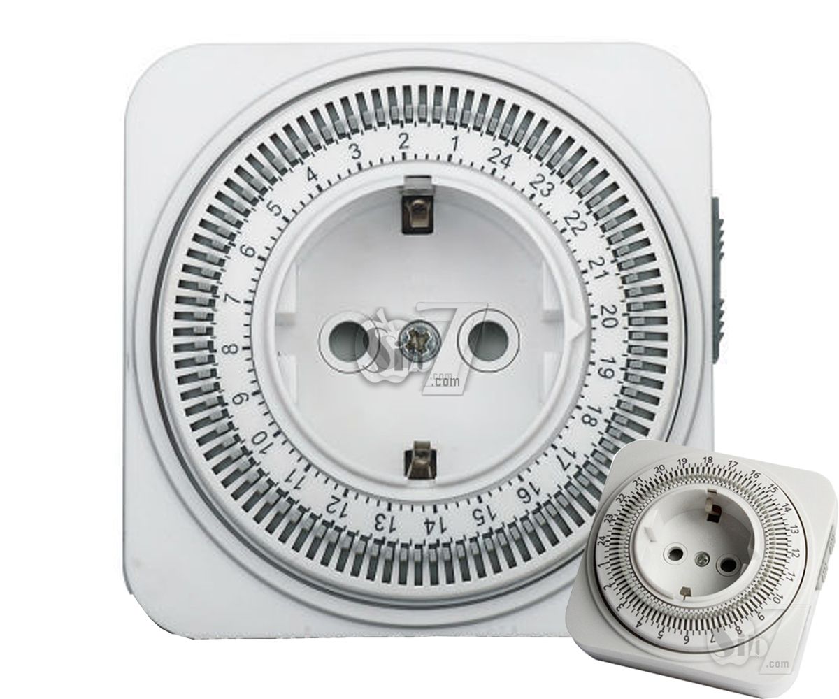Electri Industrial Switches Plugs 24 Hour Mechanical 